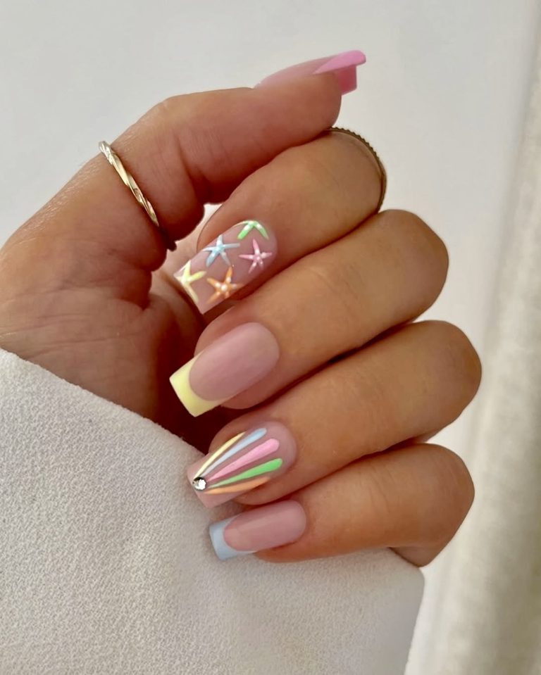 35 Nail Designs Summer 2025: Hot Pink, French Tips and Beachy Colors ...