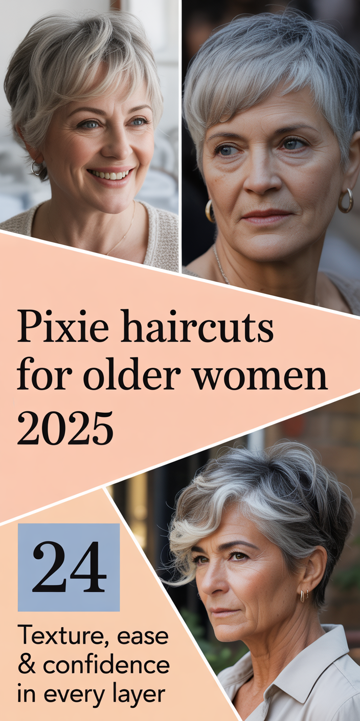 24 Pixie Haircuts for Older Women 2025 That Are Bold, Chic, and Perfect ...