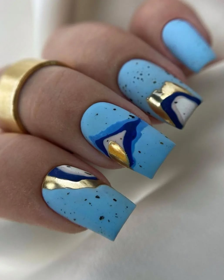 30 Blue Summer Nails 2025 You’ll Want to Copy – Trendy, Bright, and ...
