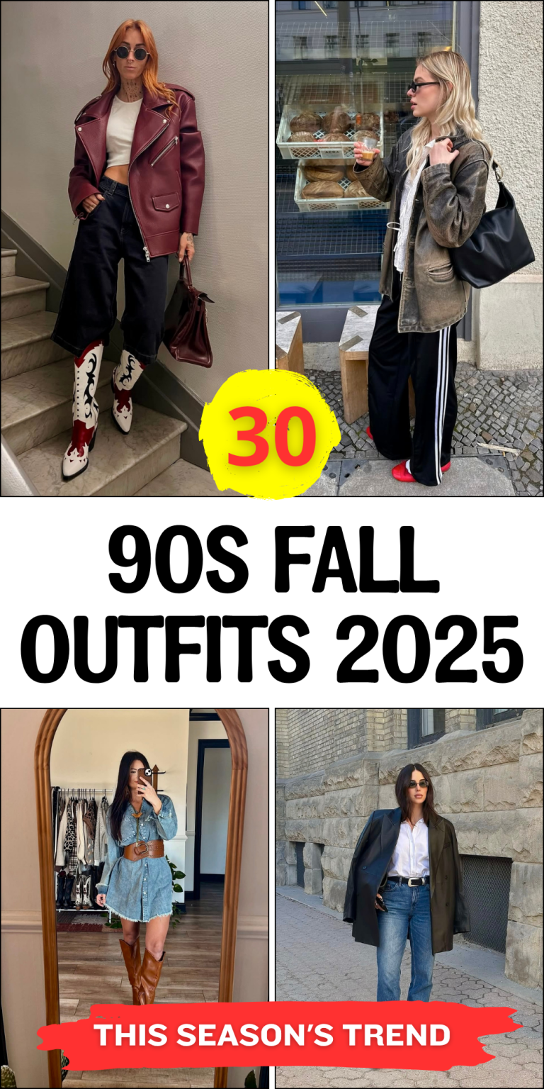 30 Best 90s Fall Outfits 2025 for Women to Try Now - divagaze.com
