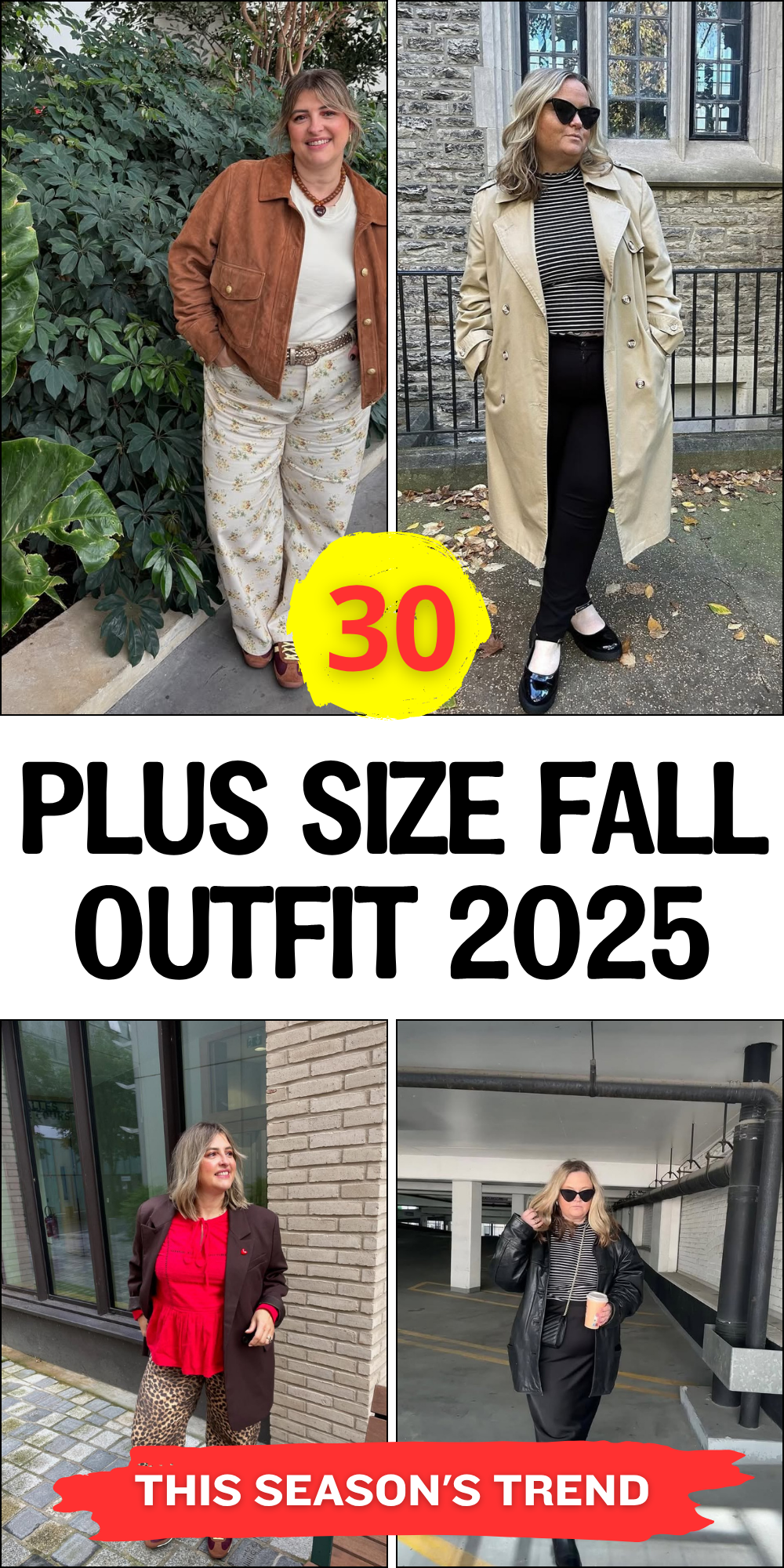 30 Plus Size Fall Outfit 2025 Ideas for Women - divagaze.com