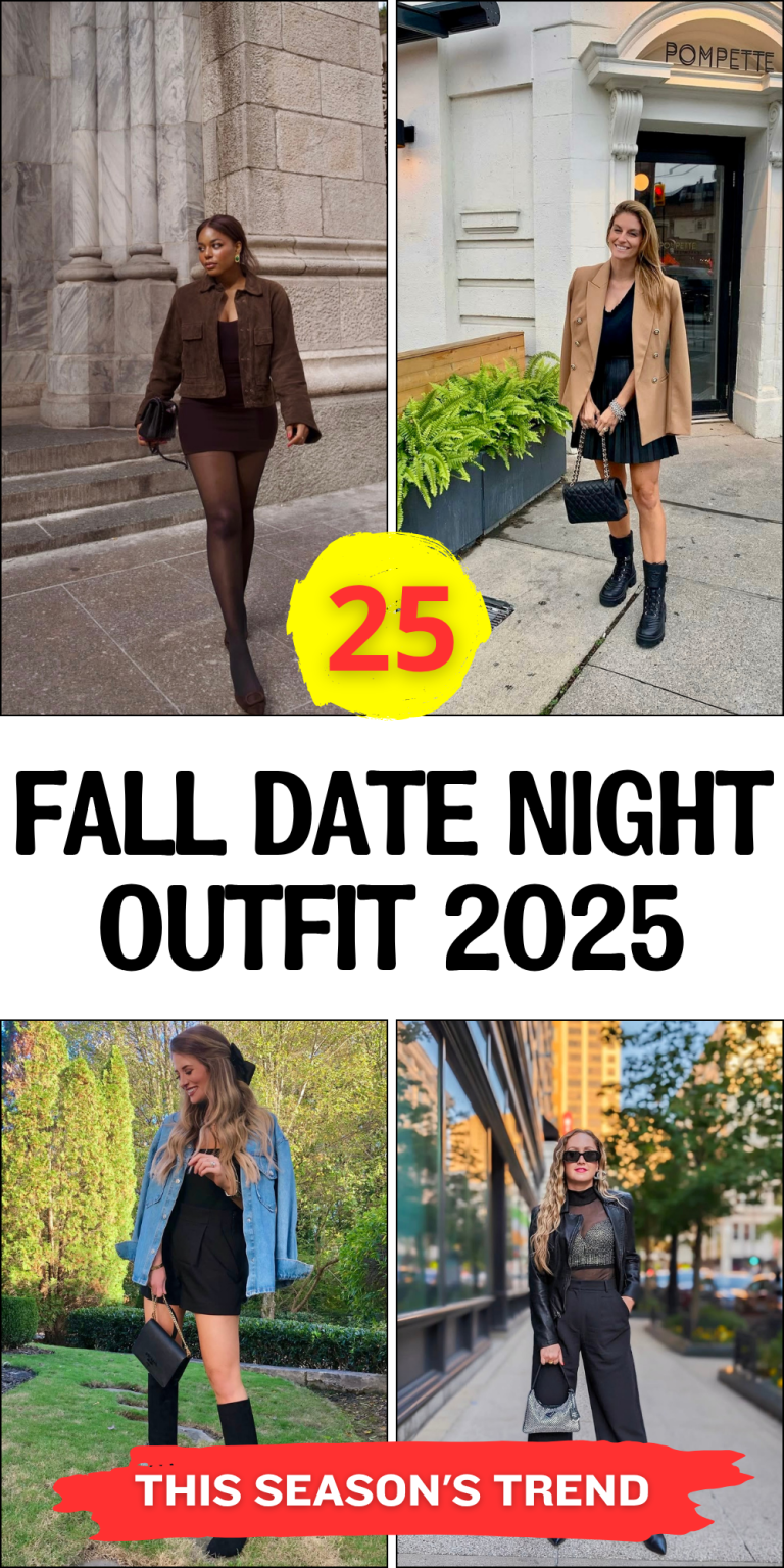 25 Fall Date Night Outfit Ideas for Women to Try in 2025 - divagaze.com
