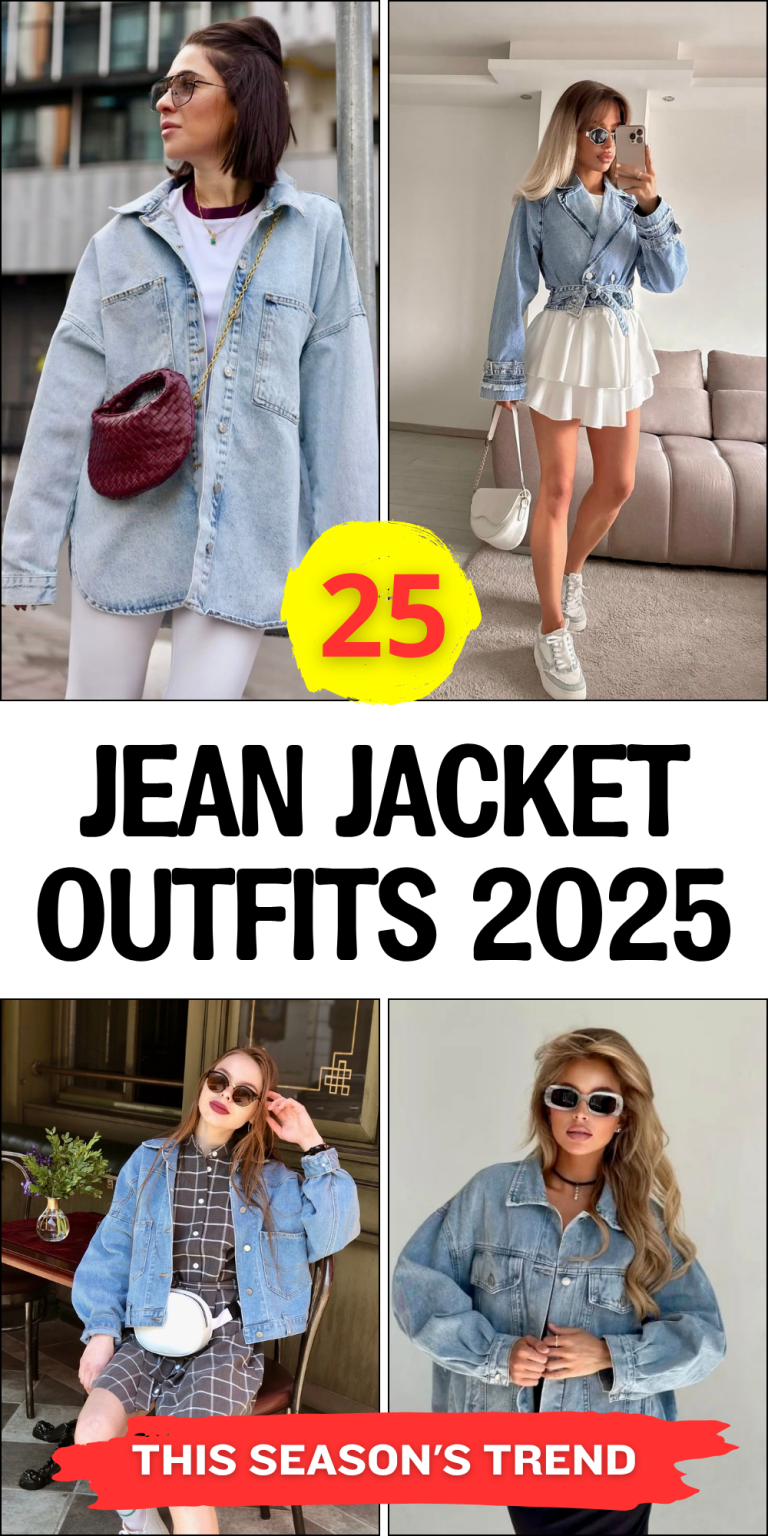 25 Jean Jacket Outfits 2025 for Women Who Love Style - divagaze.com
