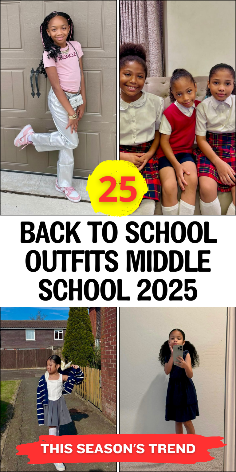 25 Back to School Outfits Middle School Girls 2025 - divagaze.com
