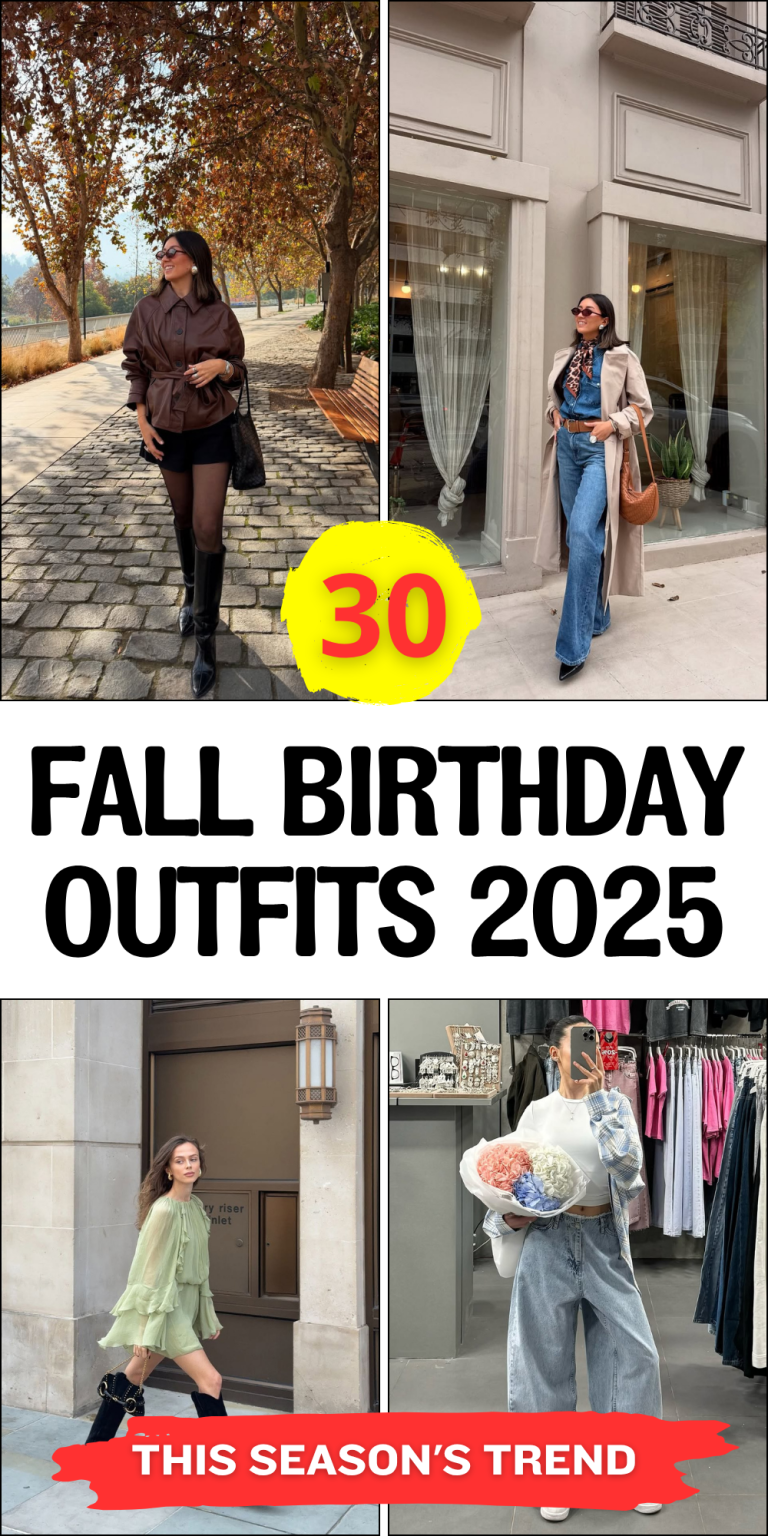 30 Fall Birthday Outfits 2025 for Stylish Celebrations - divagaze.com
