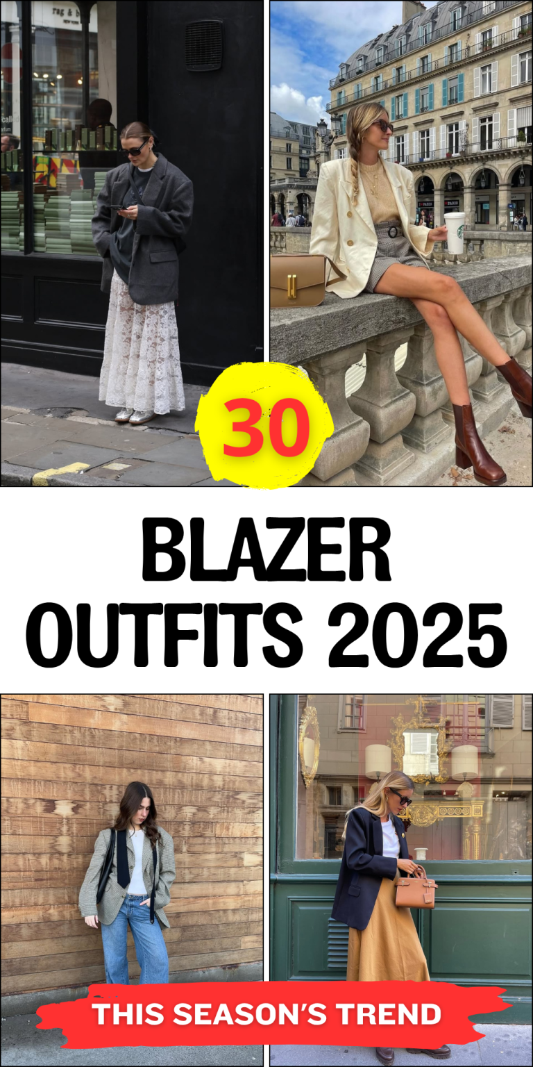 30 Blazer Outfits 2025 for Women to Wear with Confidence - divagaze.com