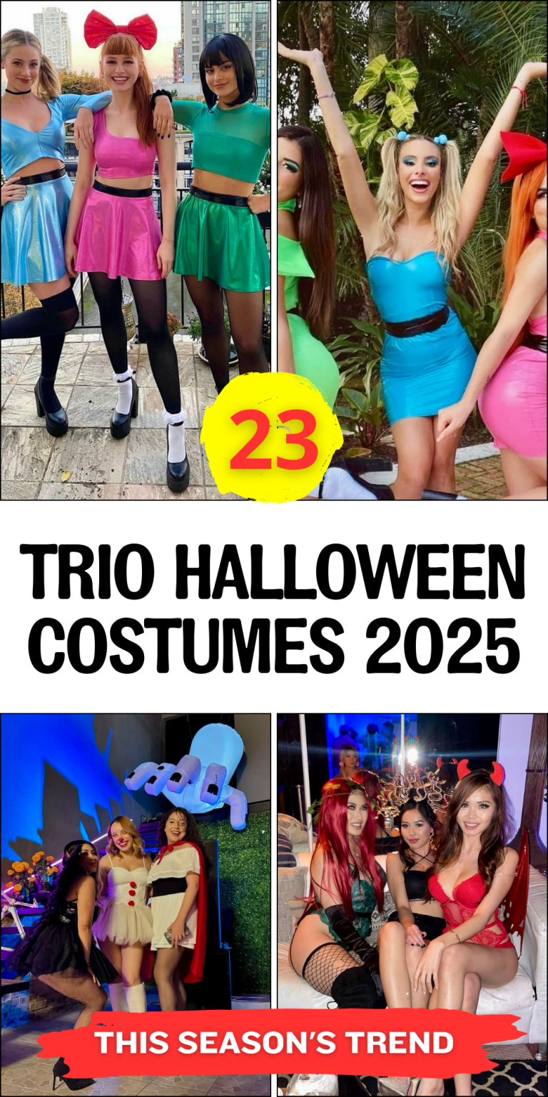 23 Trio Halloween Costumes 2025 for Women and Girls - divagaze.com