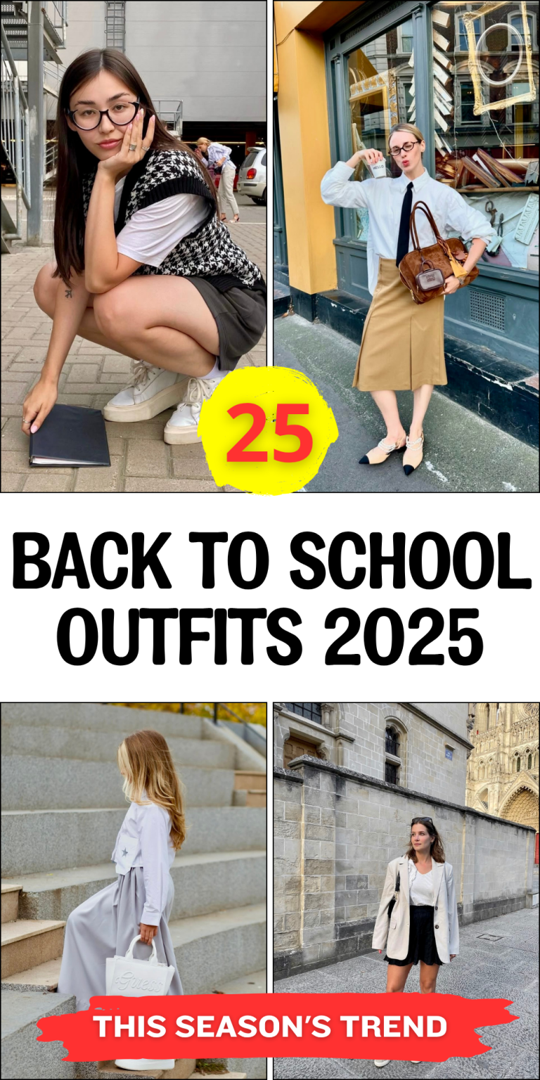 25 Back to School Outfits 2025 for Grown-Up Style Goals - divagaze.com