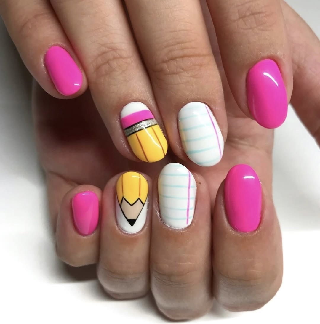 25 Back to School Nails 2025 for Students and Teachers - divagaze.com