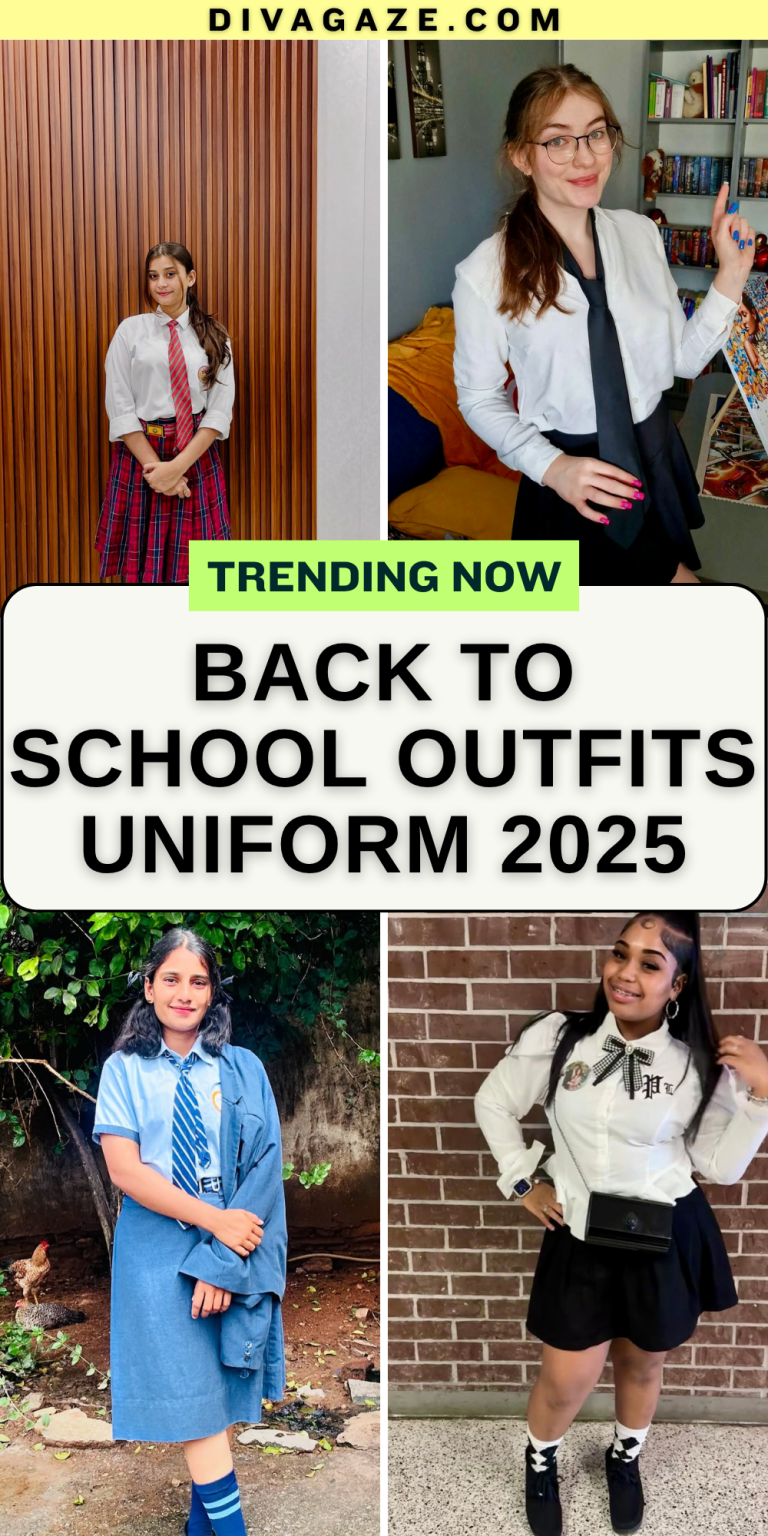 30 Back to School Uniform Outfits 2025 for Girls - divagaze.com