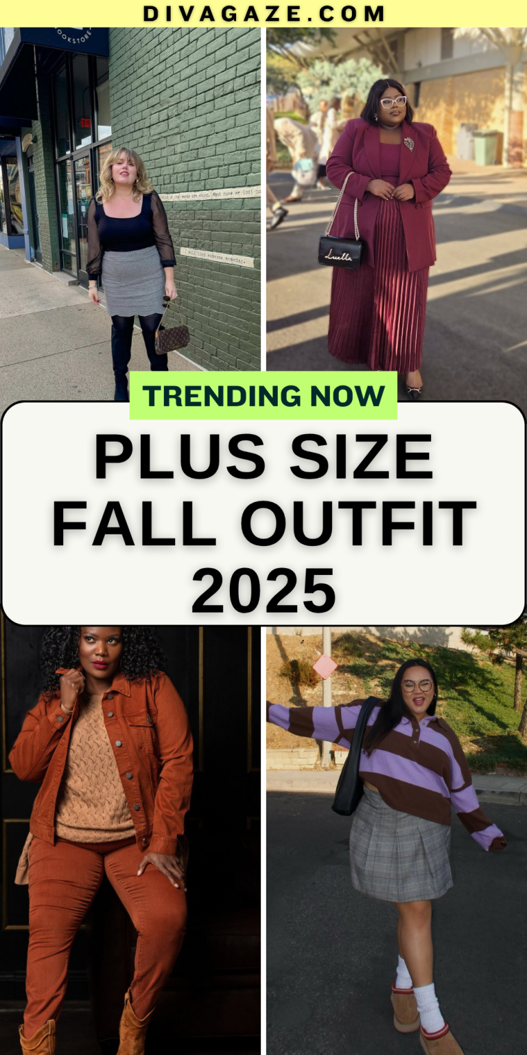30 Plus Size Fall Outfit 2025 Ideas for Women - divagaze.com