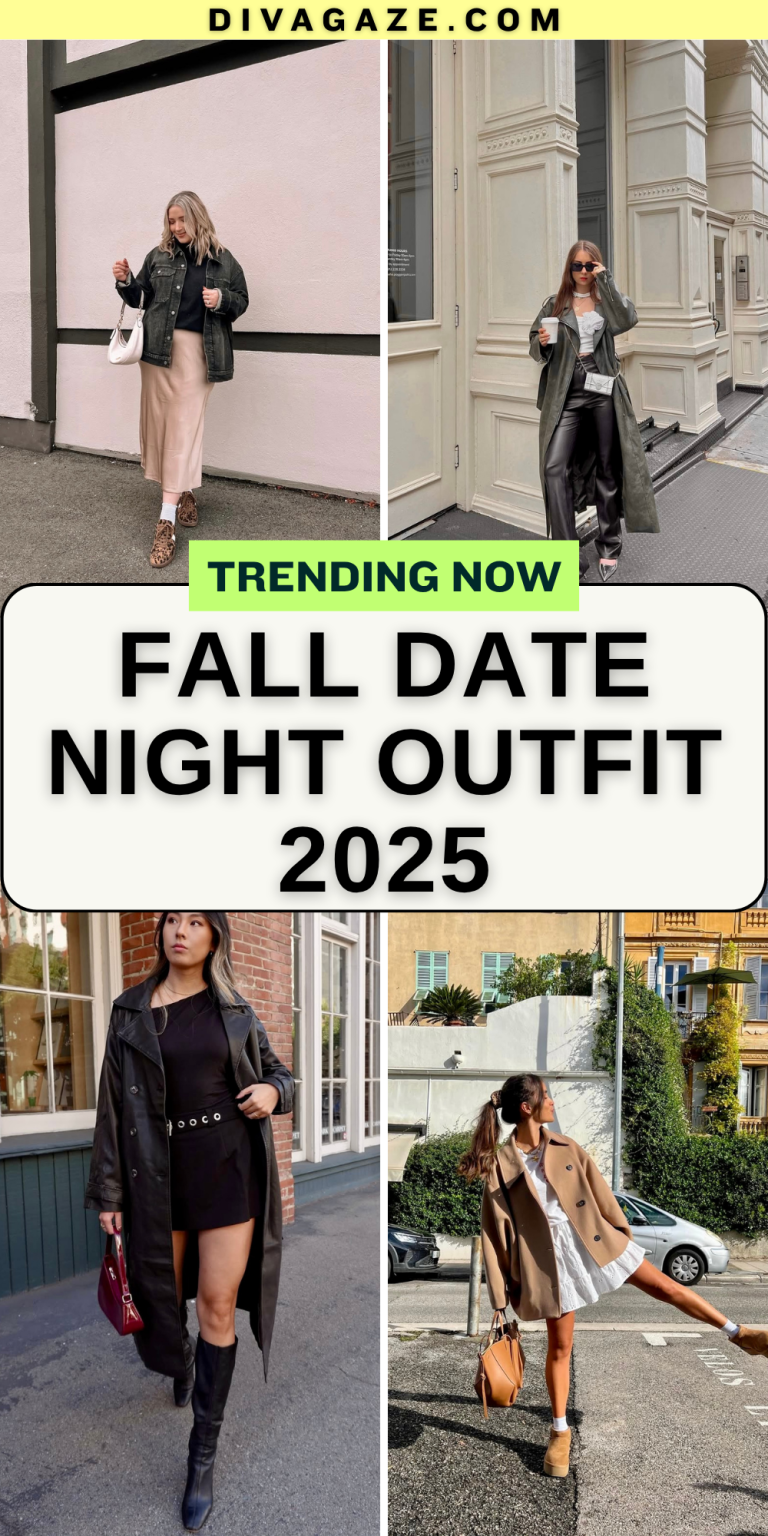 25 Fall Date Night Outfit Ideas for Women to Try in 2025 - divagaze.com