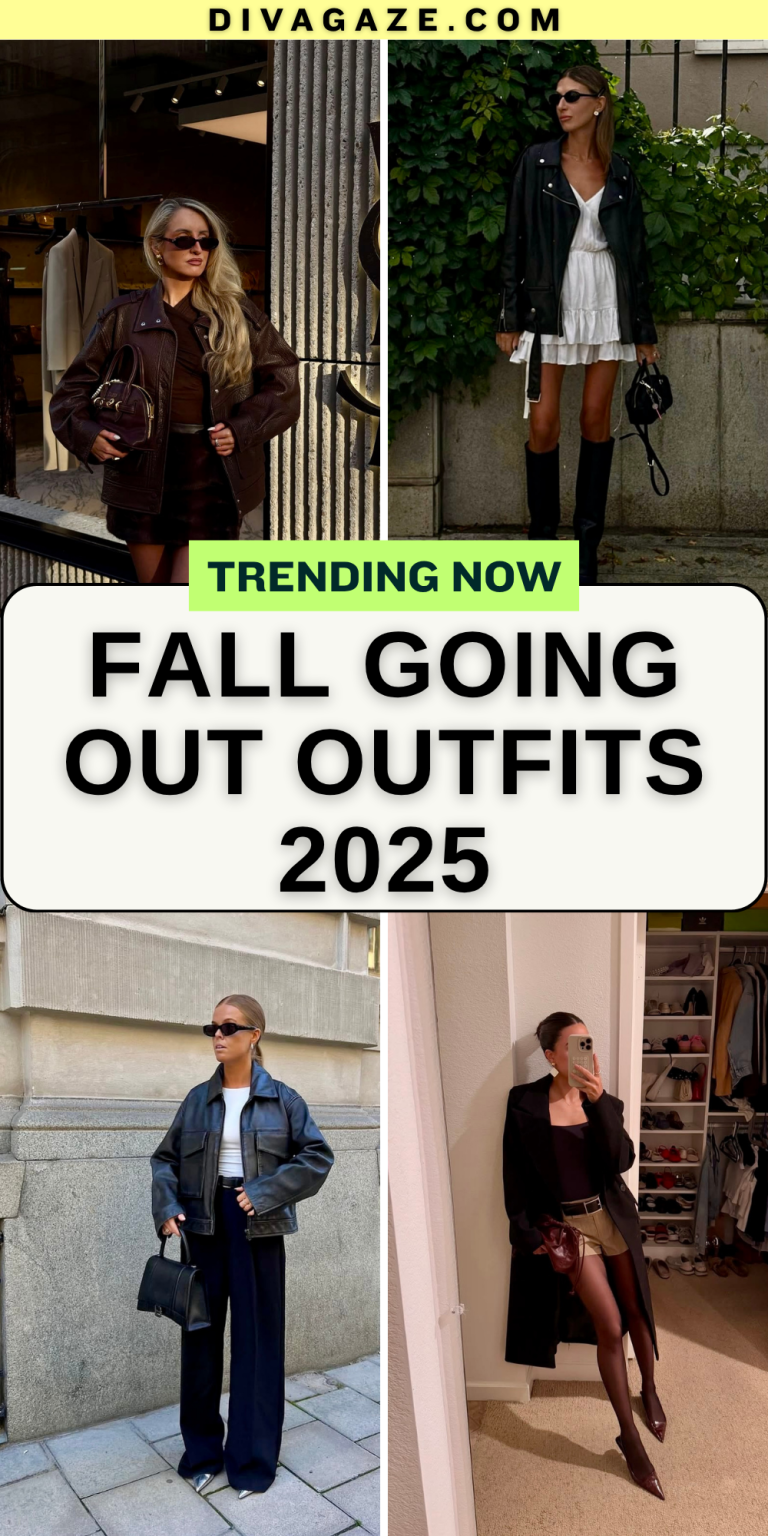 25 Fall Going Out Outfits 2025 for Stylish Autumn Nights - divagaze.com