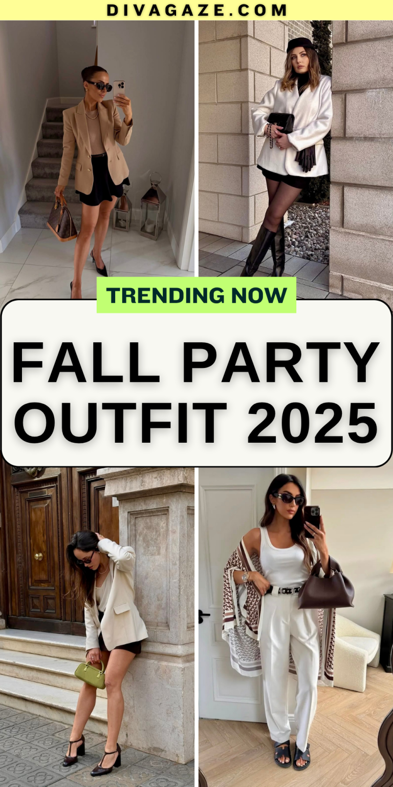 30 Fall Party Outfit Ideas 2025 for Women - divagaze.com