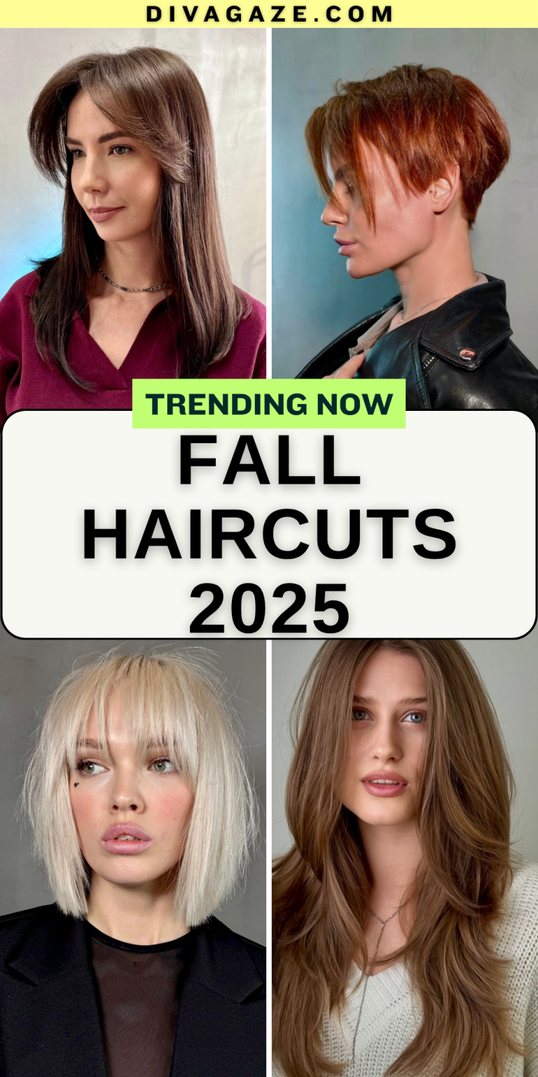 35 Stylish Fall Haircuts 2025 for Real Women - divagaze.com