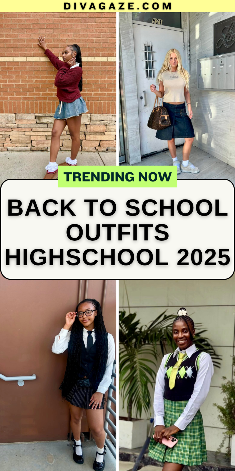 25 Back to School Outfits Highschool 2025 to Copy Now - divagaze.com