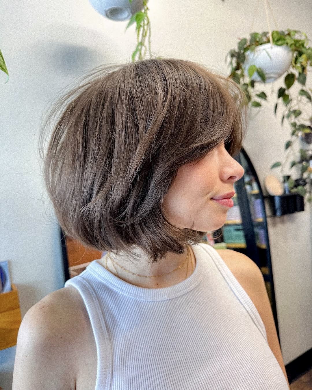 30 Lob Haircut with Bangs Ideas for Women 2025 - divagaze.com