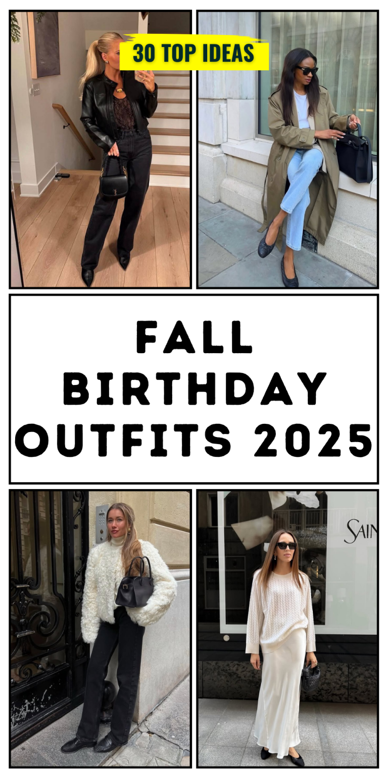 30 Fall Birthday Outfits 2025 for Stylish Celebrations - divagaze.com