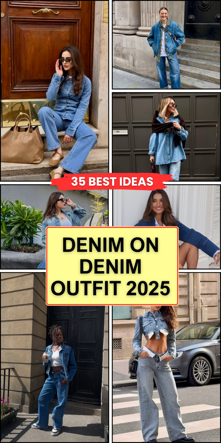 35 Denim on Denim Outfit 2025 Ideas to Try Now - divagaze.com