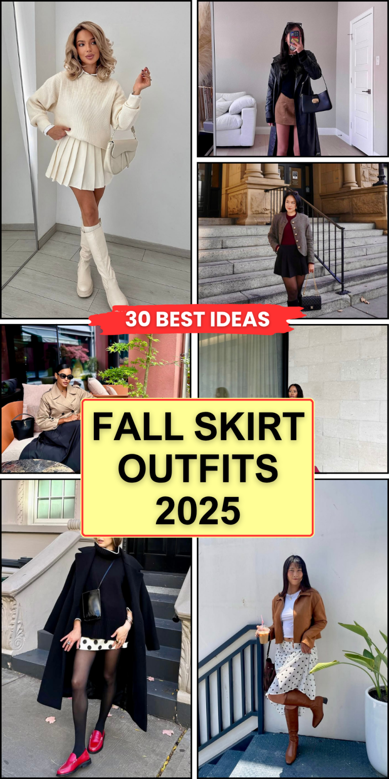 30 Fall Skirt Outfits for Women to Try in 2025 - divagaze.com