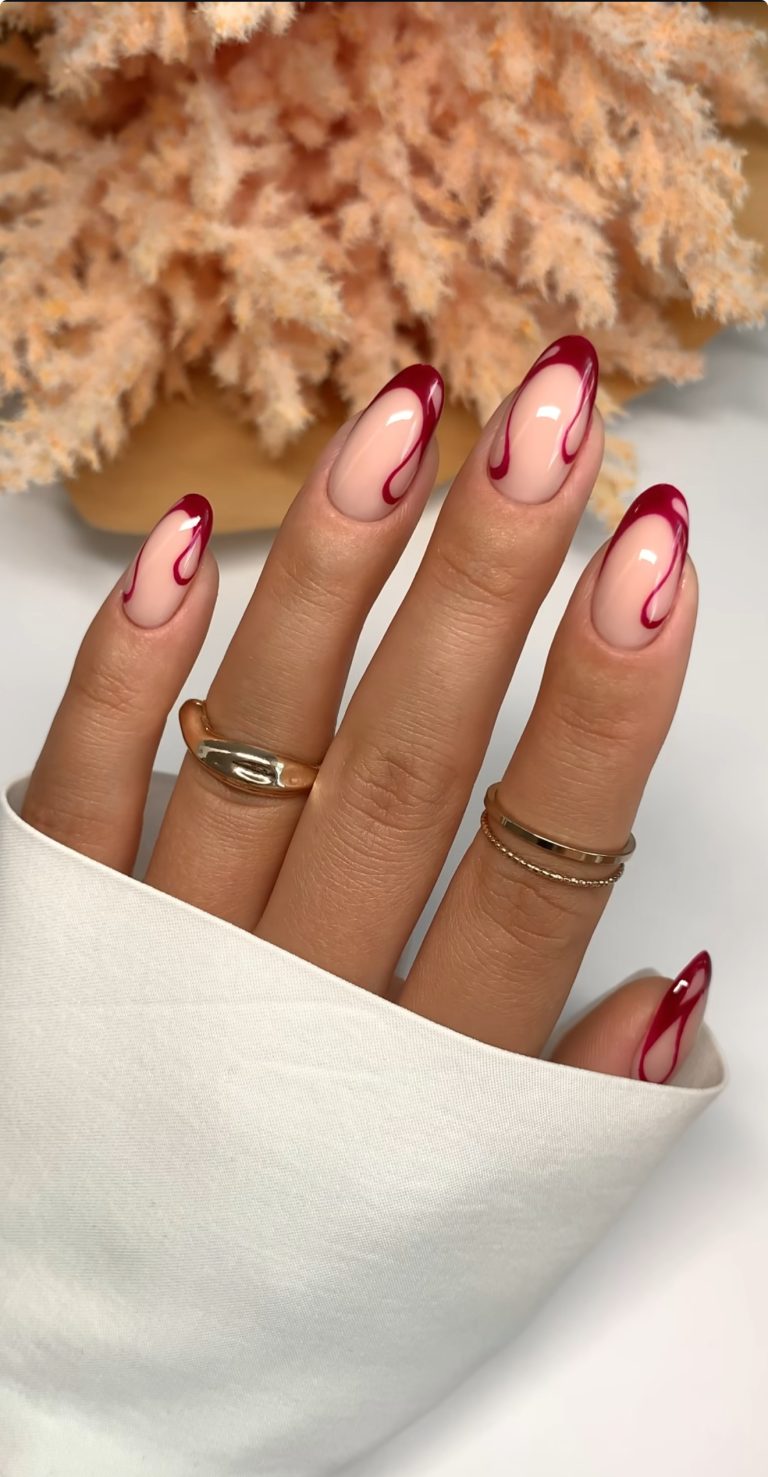 25 Fall Red Nails 2025 Ideas for Stylish Seasonal Glam - divagaze.com