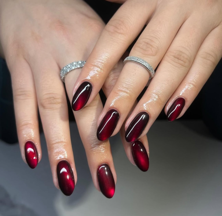 35 Fall Cat Eye Nails 2025 Ideas That Glow and Sparkle - divagaze.com