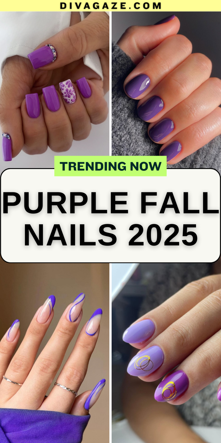 30 Purple Fall Nails 2025 Ideas You’ll Want to Try Now - divagaze.com