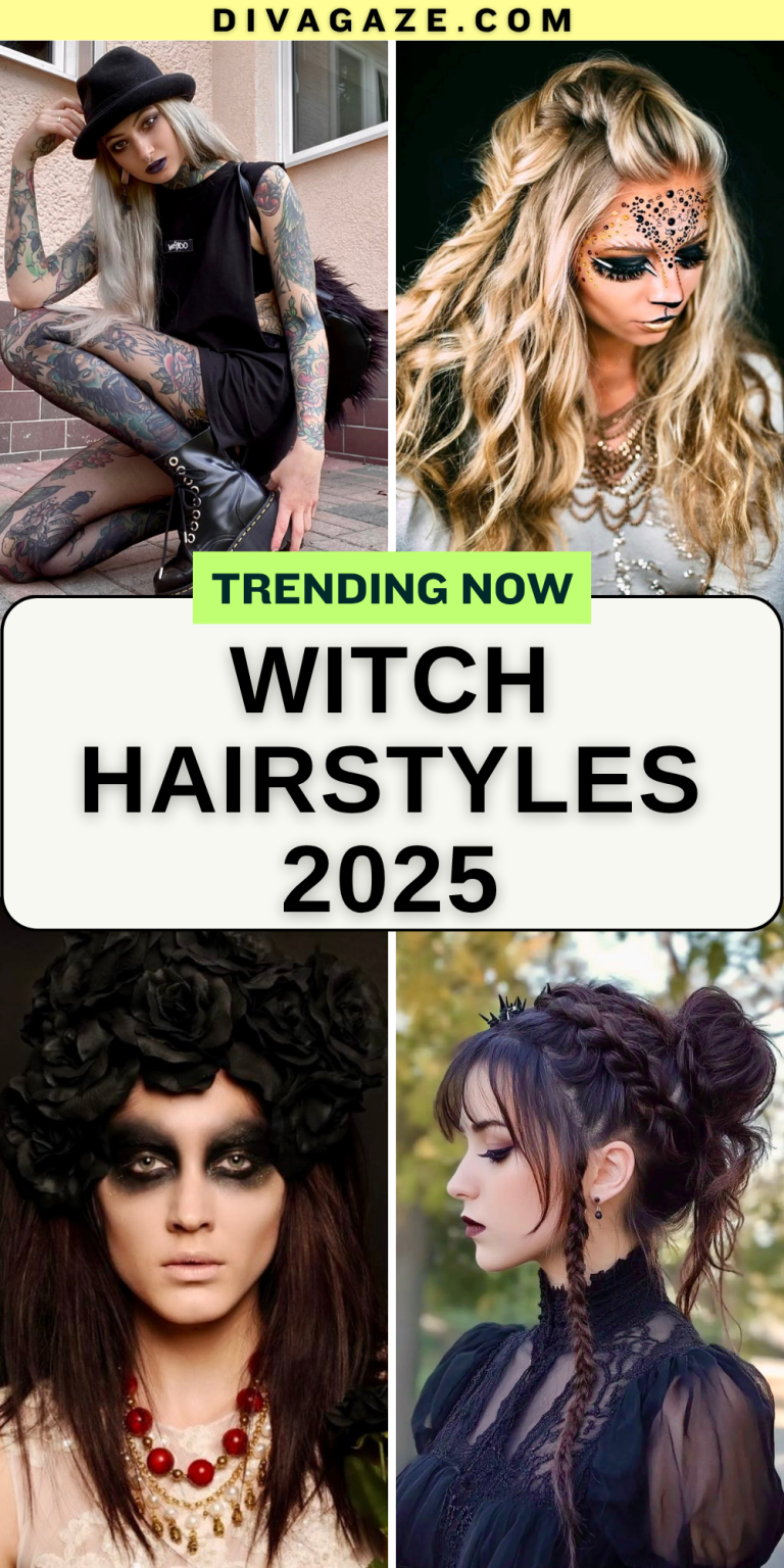 25 Witch Hairstyles 2025 to Rock Your Magical Vibe - divagaze.com