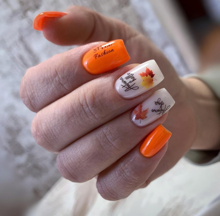 30 Fall Leaves Nails 2025 Ideas You’ll Absolutely Love - divagaze.com