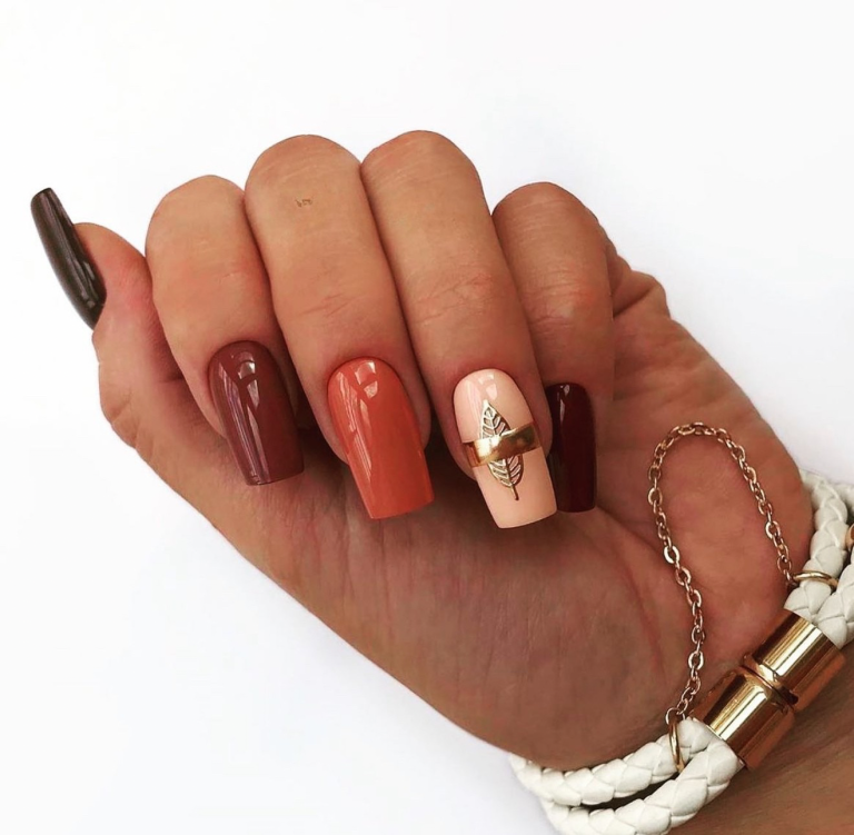 30 Fall Leaves Nails 2025 Ideas You’ll Absolutely Love - divagaze.com