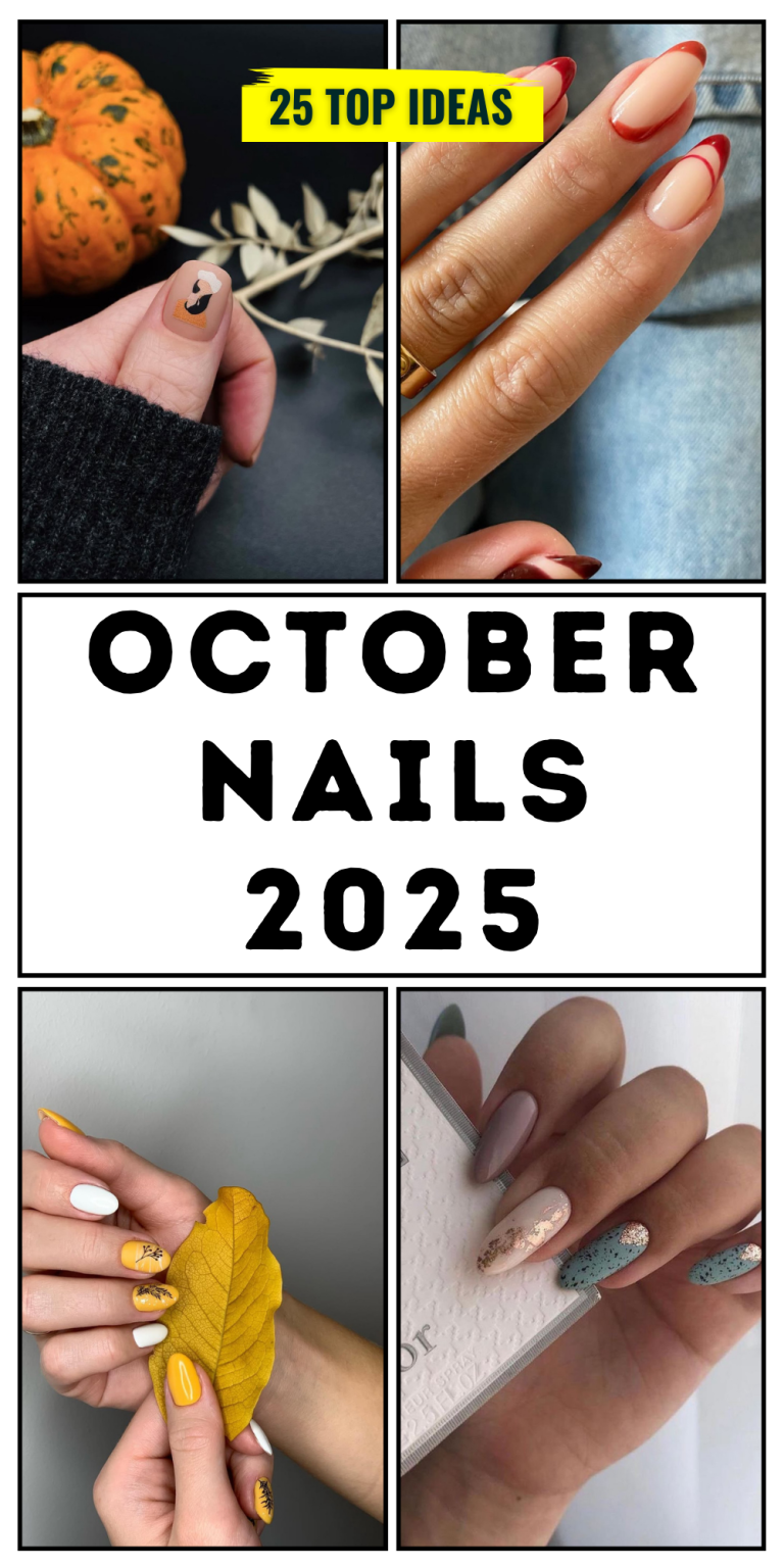 25 October Nails 2025 Ideas for Cozy and Stylish Fall Looks - divagaze.com