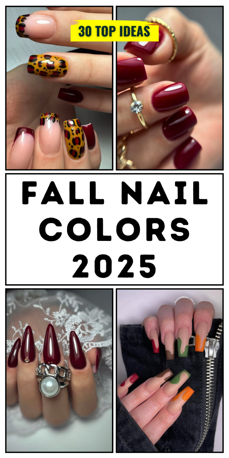 30 Fall Nail Colors 2025 That Are Perfect for the Season - divagaze.com