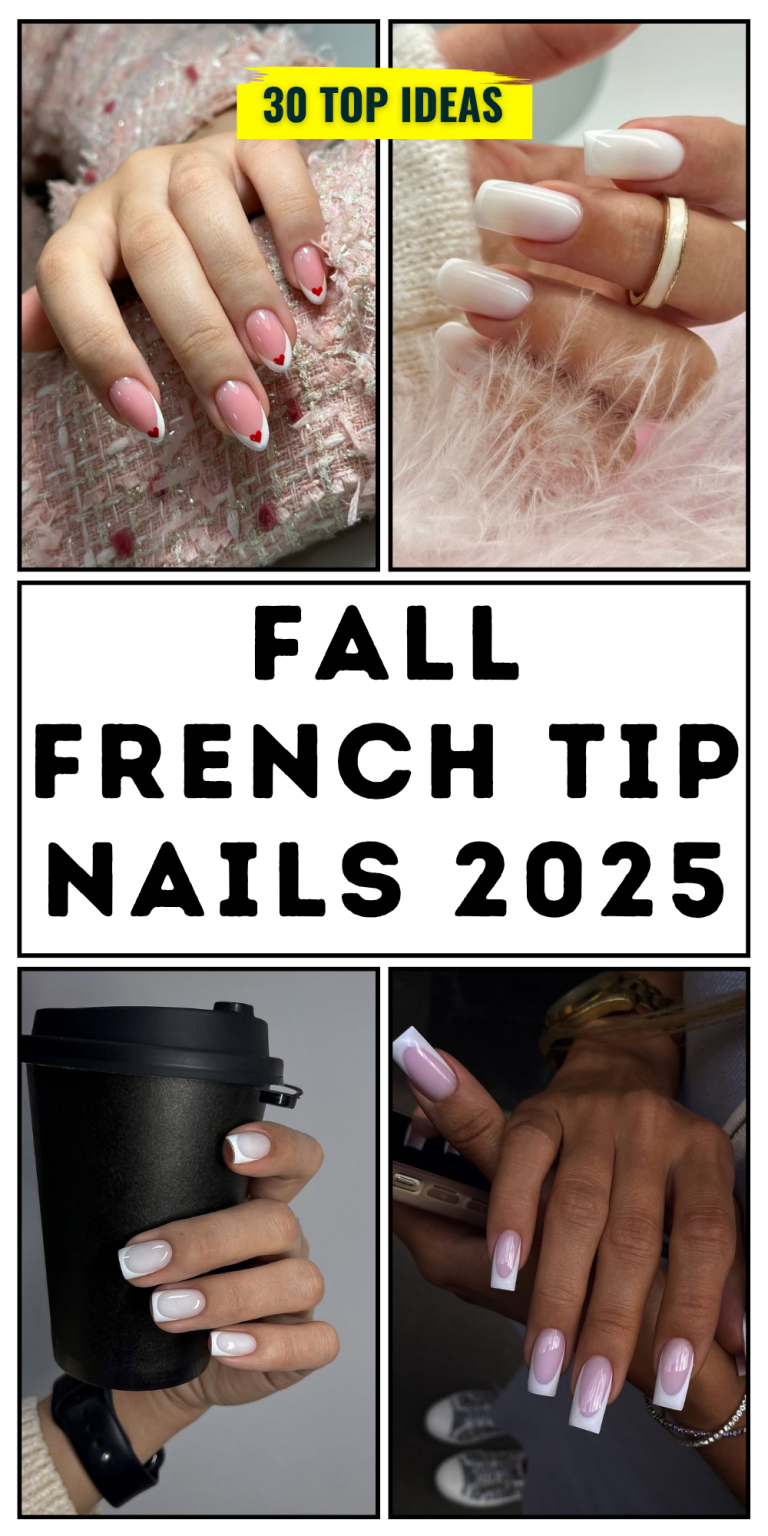 30 Fall French Tip Nails 2025 Ideas to Copy This Season - divagaze.com