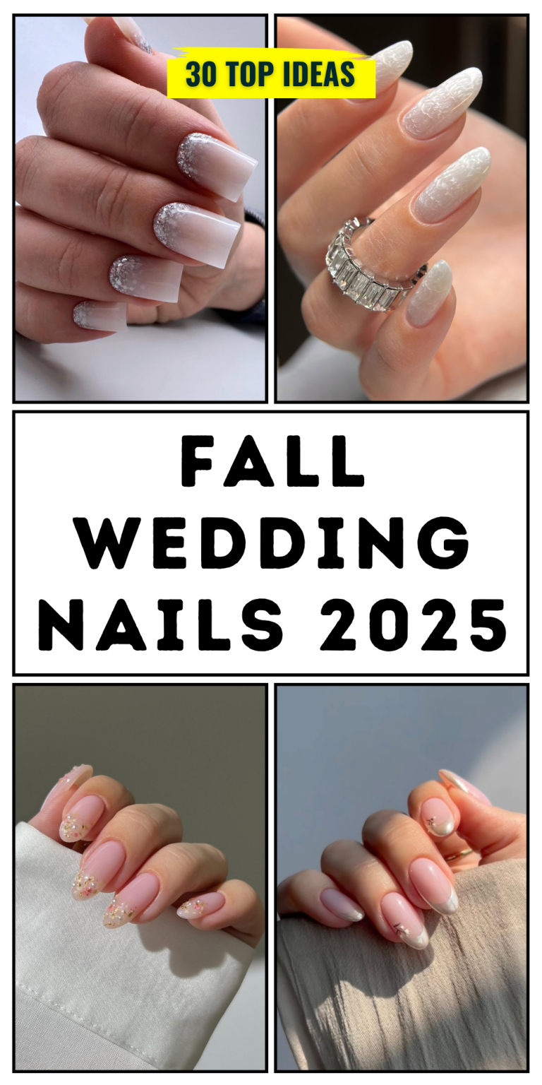 30 Fall Wedding Nails 2025 Ideas for Every Role - divagaze.com