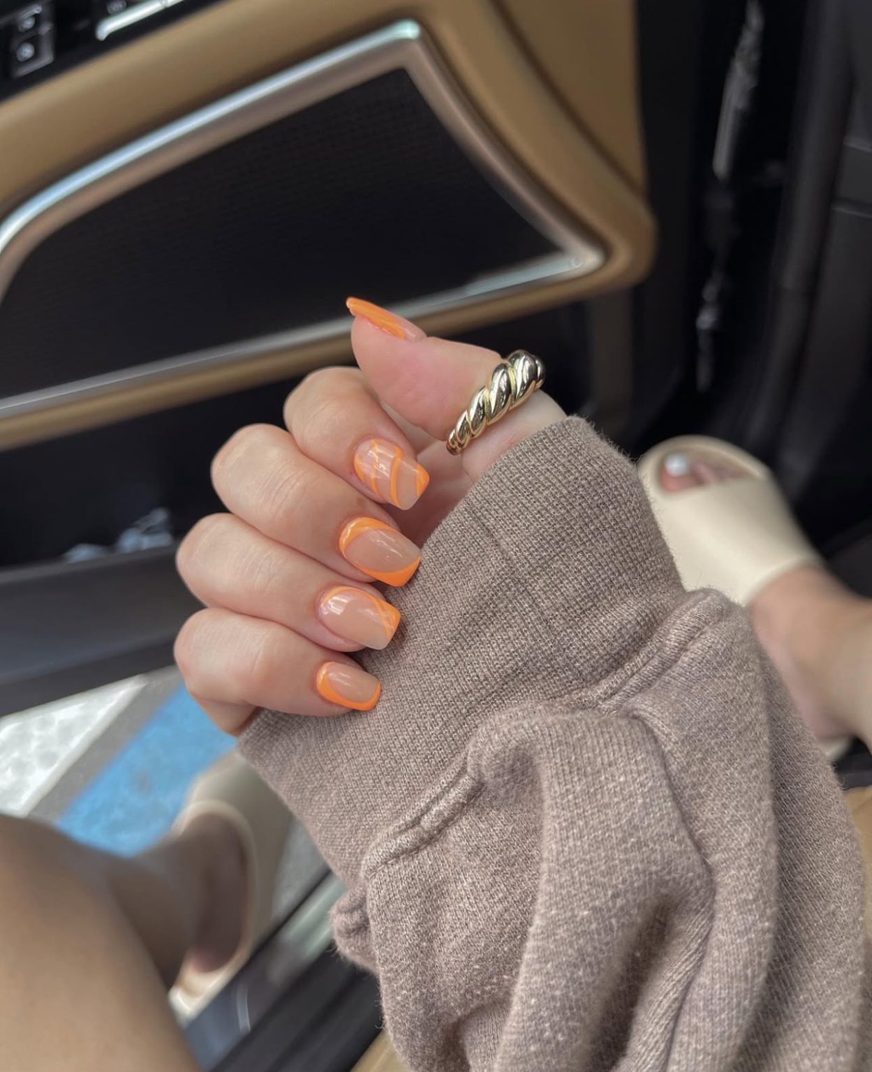 29 Orange Nail Designs 2025 for All Styles - divagaze.com
