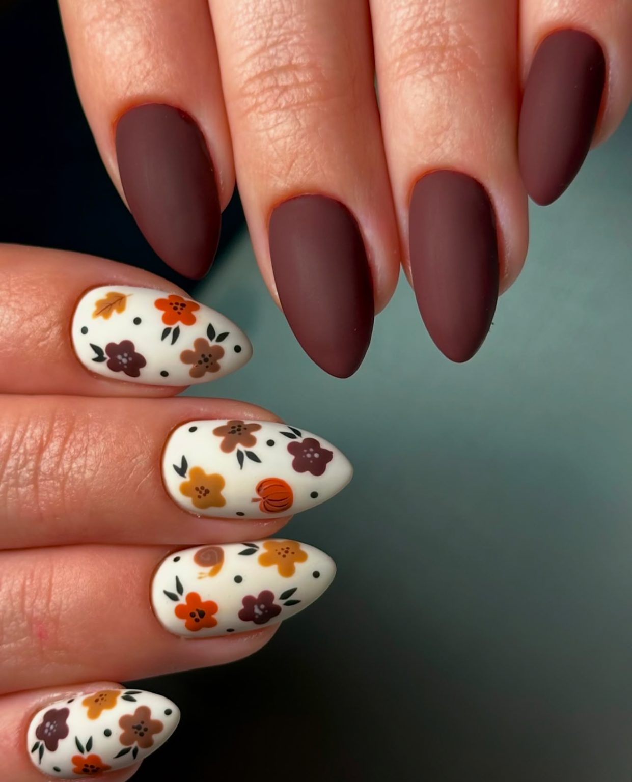 35 Fall Matte Nails 2025 Ideas for a Stylish Autumn - divagaze.com