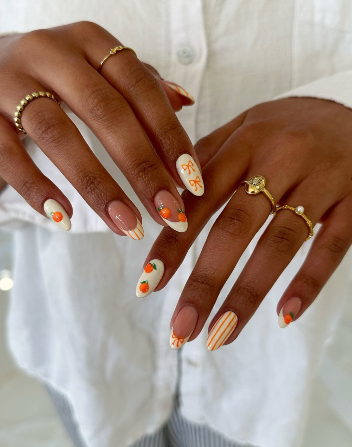 29 Orange Nail Designs 2025 for All Styles - divagaze.com