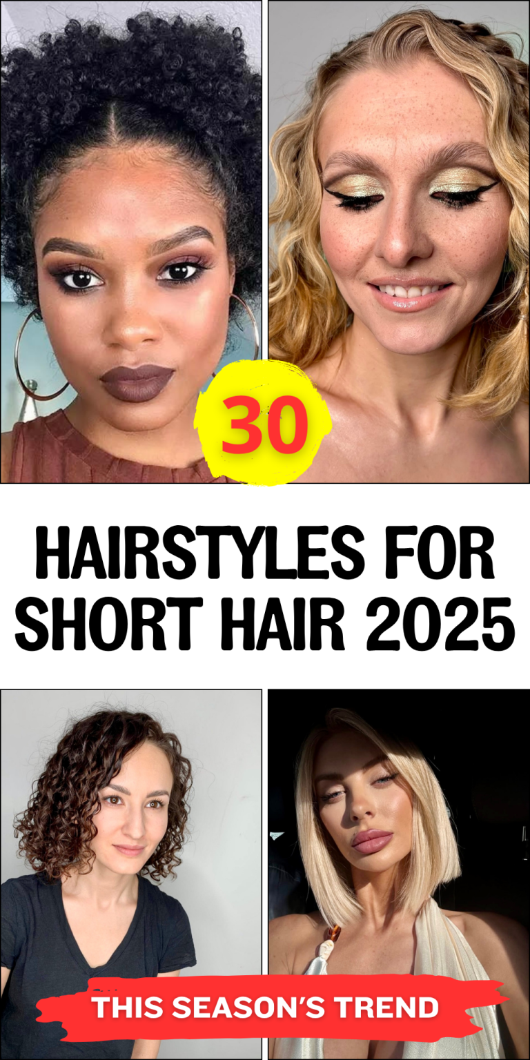 30 Hairstyles for Short Hair 2025 – Fresh and Stylish Ideas - divagaze.com