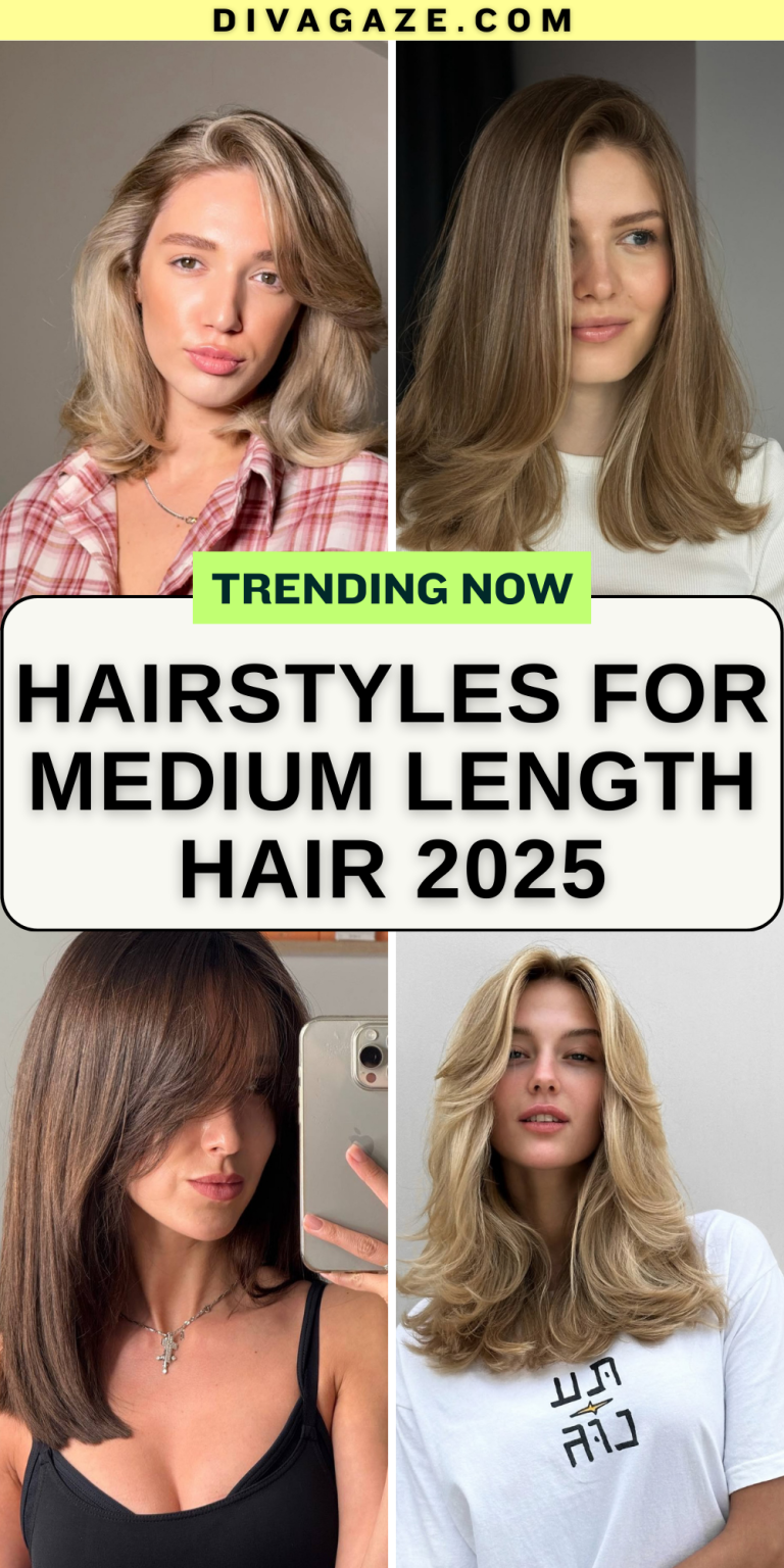 30 Best Hairstyles for Medium Length Hair 2025: Chic, Modern, and ...