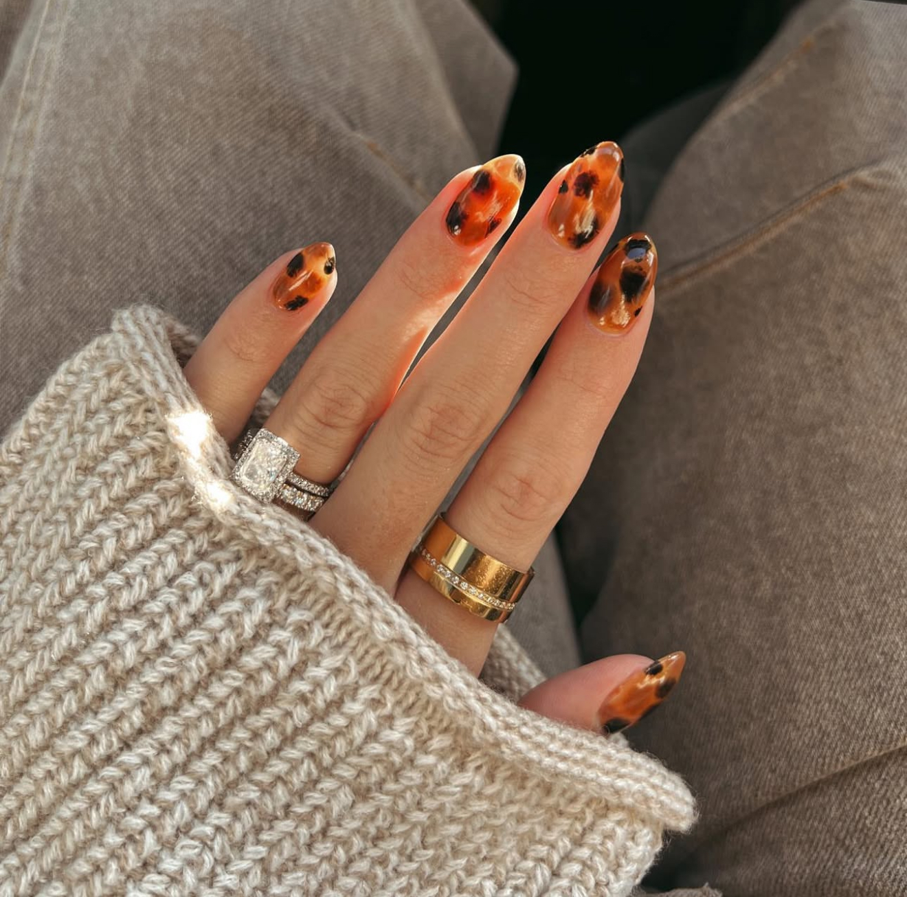 34 Tortoise Shell Nails 2025 Ideas for a Chic and Timeless Look ...