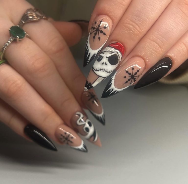 30 Nightmare Before Christmas Nails Ideas 2025 - divagaze.com