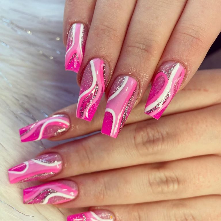 30 Gorgeous Hot Pink Nails Designs for Bold and Stylish Looks ...