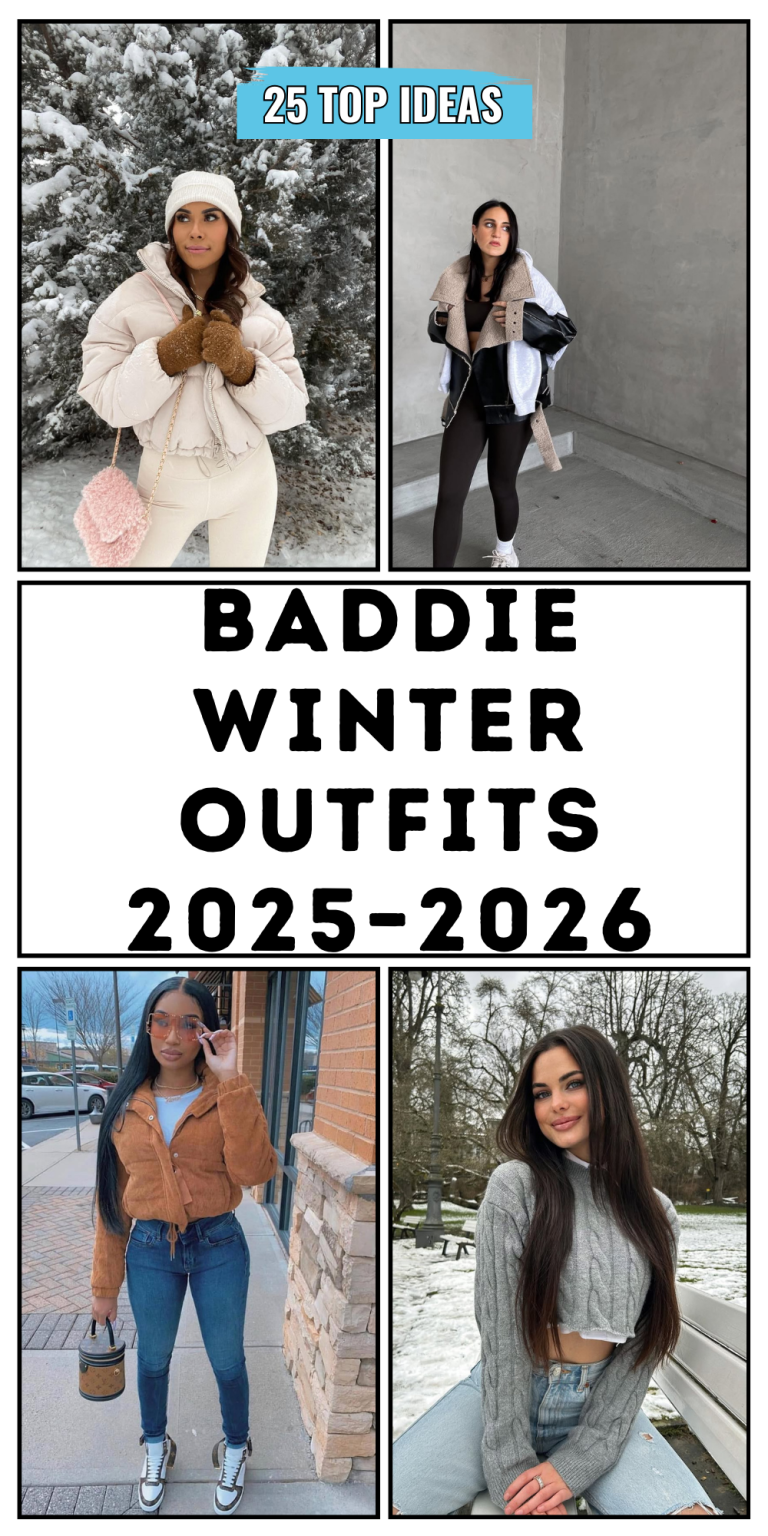 25 Stunning Baddie Winter Outfits 2025–2026 to Keep You Stylish and ...
