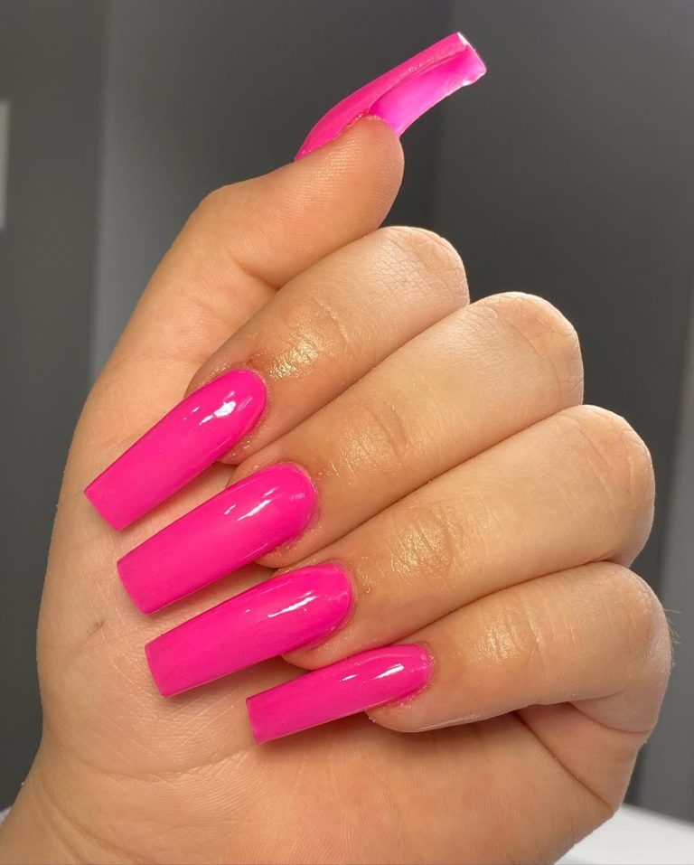 30 Gorgeous Hot Pink Nails Designs for Bold and Stylish Looks ...