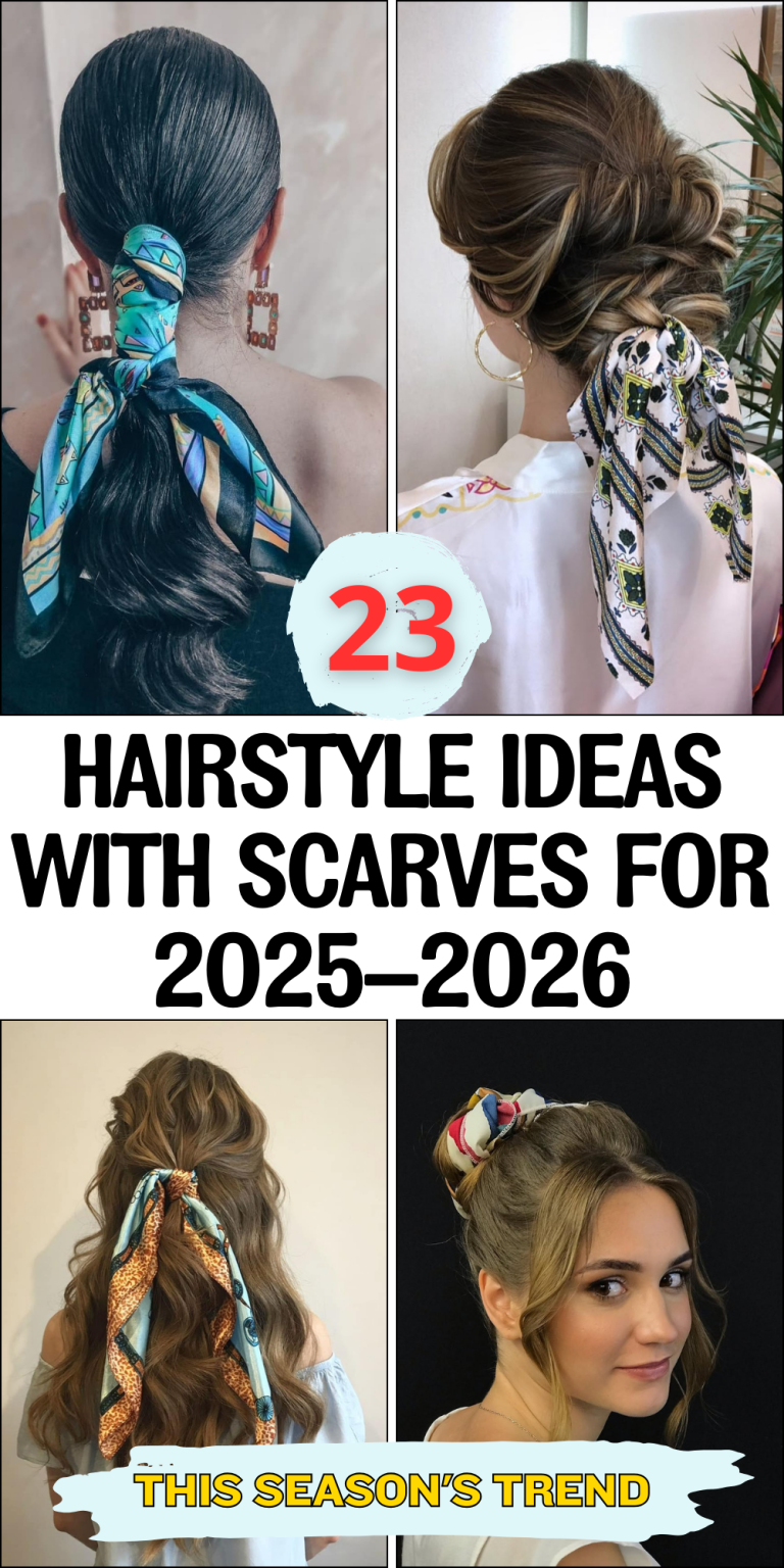 23 Hairstyle Ideas With Scarves 2025–2026 - divagaze.com