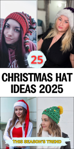 25 Christmas Hat Ideas 2025 for Festive Holiday Style - divagaze.com