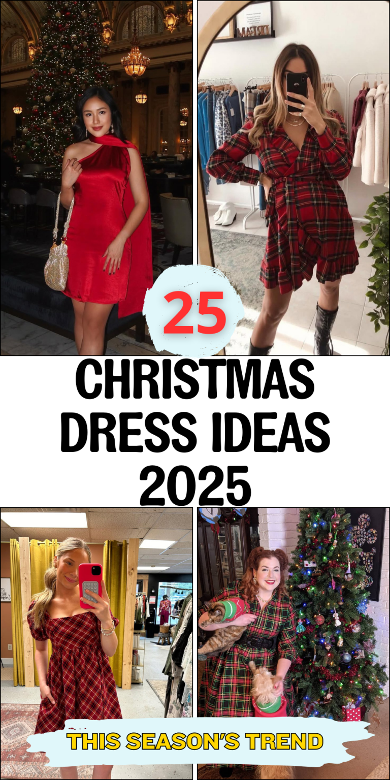 25 Christmas Dress Ideas 2025 for Stylish and Elegant Holiday Looks - divagaze.com