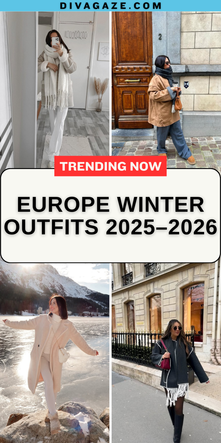 25 Europe Winter Outfits 2025–2026 for Chic Cold Weather Style ...