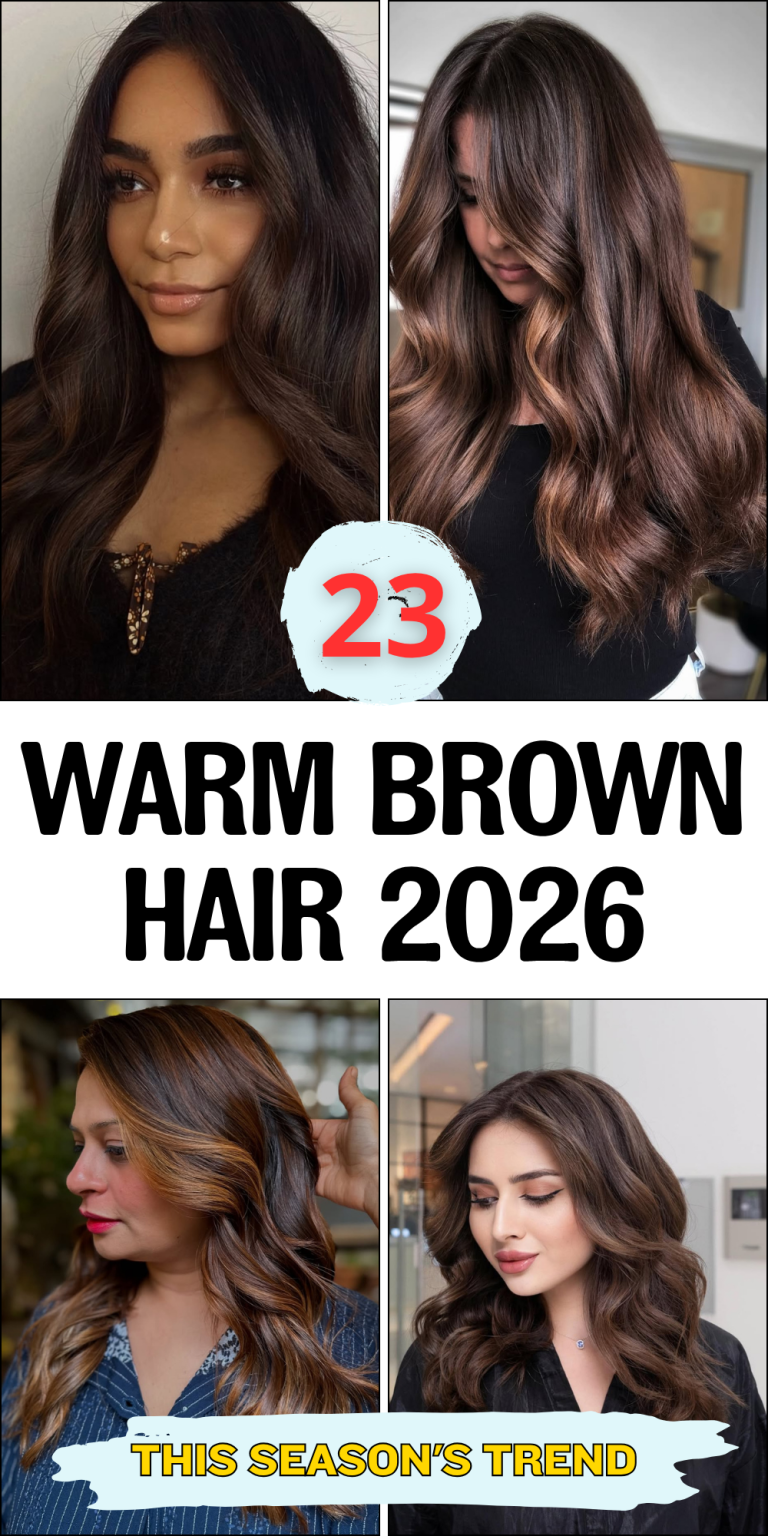 23 Warm Brown Hair Ideas 2026 for Stylish and Confident Women ...