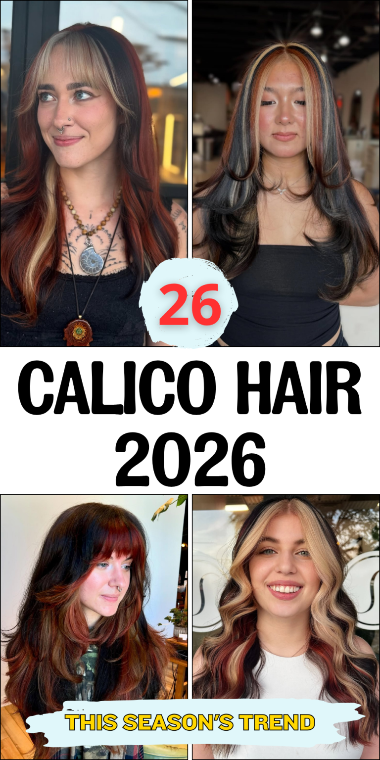 26 Calico Hair Ideas 2026 for Bold Stylish Looks - divagaze.com